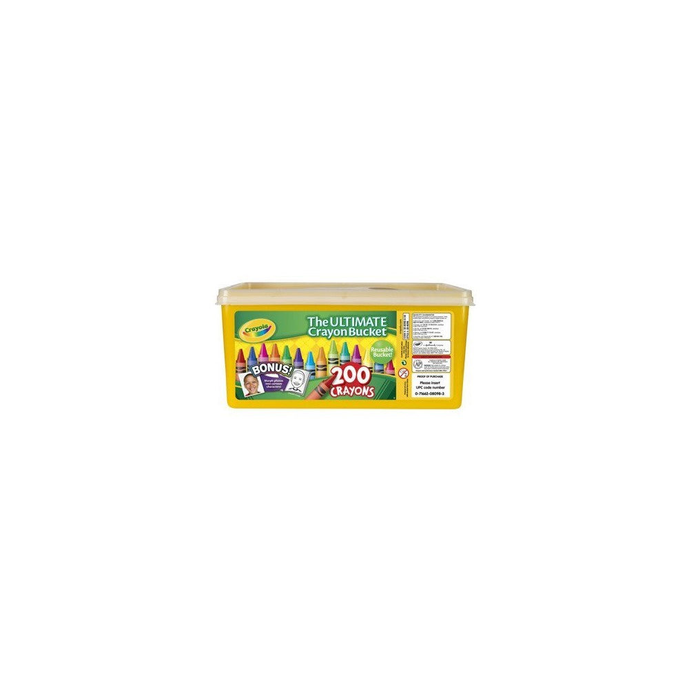 Crayola Ultimate Crayon Bucket 200 Crayons - Edealszone.com