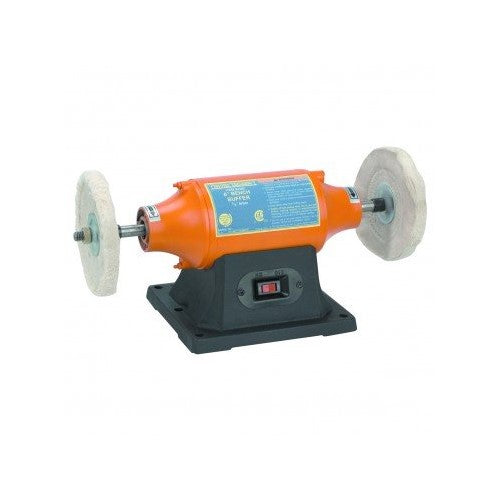6 inch Benchtop Buffer Heavy Duty 1/2 HP; Includes two buffing wheels ...
