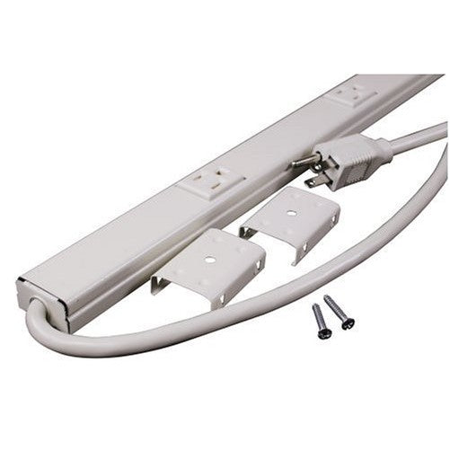 Legrand - Wiremold PM36C Plugmold Strip 6 Outlet, Ivory - Edealszone.com