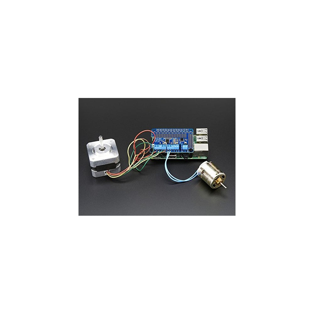 Adafruit DC & Stepper Motor HAT for Raspberry Pi - Mini Kit ...