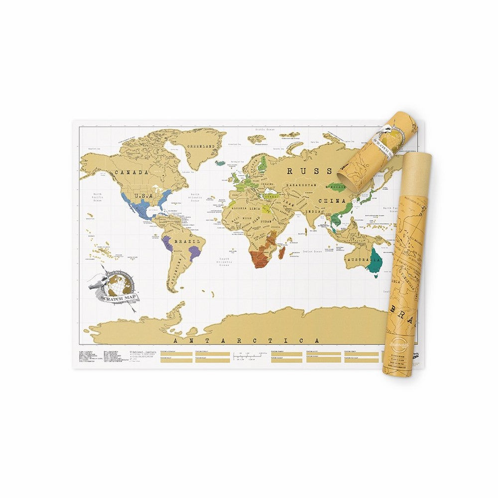 Scratch Map Original Scratch off Map, Personalized World Travel Map ...