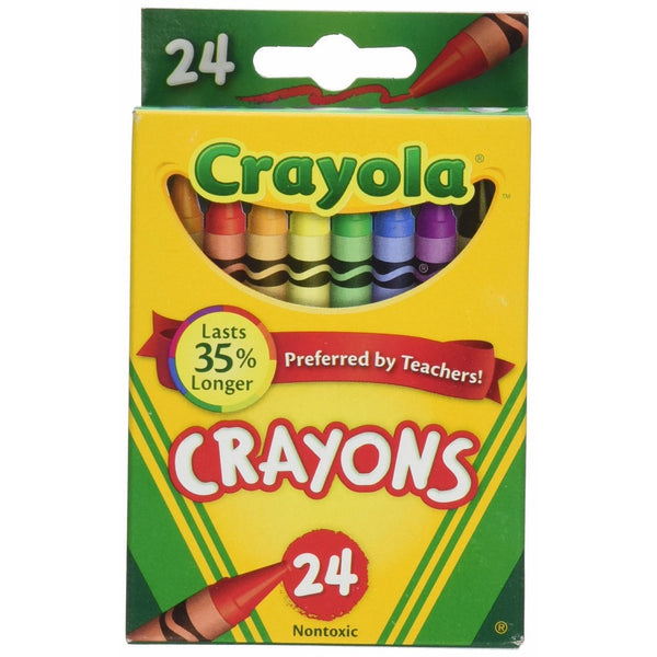 Crayola Crayons 24 Count - 2 Packs (52-3024) - Edealszone.com